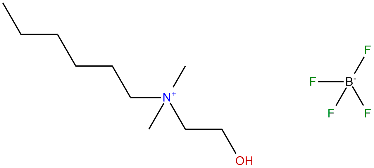 hexyl(2-hydroxyethyl)dimethylammonium tetrafluoroborate -- Critically Evaluated Thermophysical ...