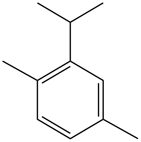 isopropyl-p-xylene -- Critically Evaluated Thermophysical Property Data from NIST/TRC Web Thermo ...